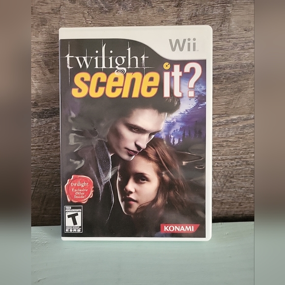 Nintendo | Other | Twilight Movie Book Saga Scene It Wii Game With ...